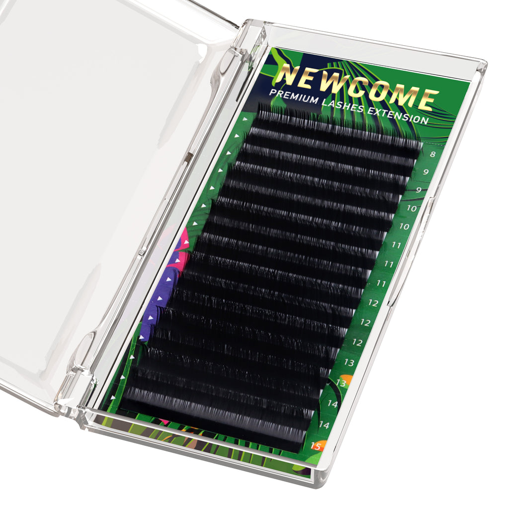 Silky Volume Lashes Extension (LC, LD Curl) – Newcome Lashes