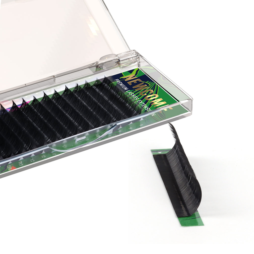 Silky Volume Lashes Extension (LC, LD Curl) – Newcome Lashes
