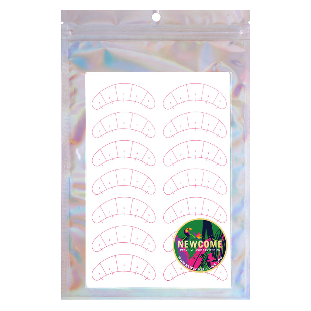 70 Pairs Lash Mapping Sticker – Newcome Lashes